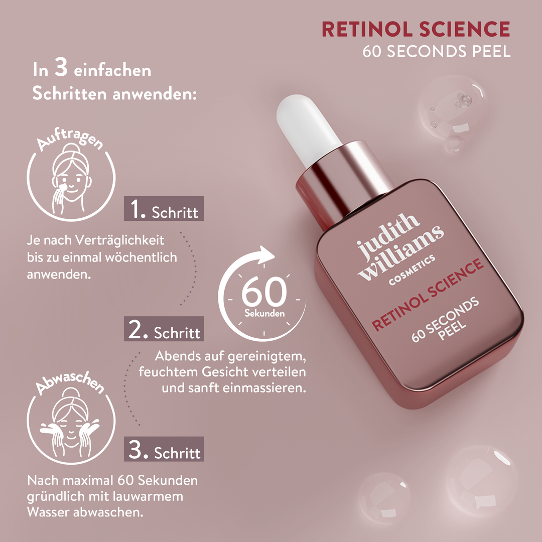 Retinol Science | 60 Seconds Peel | Judith Williams